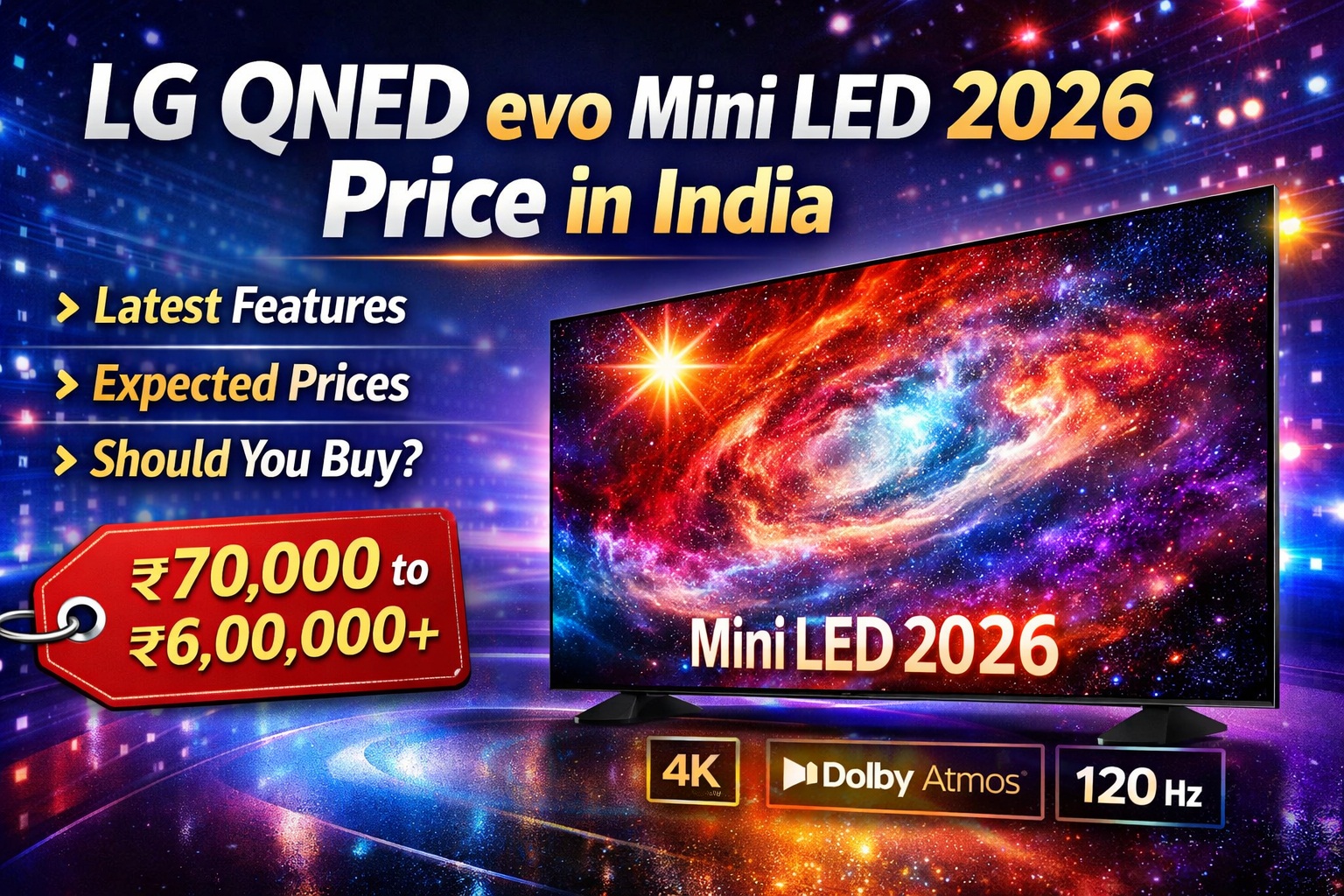LG QNED evo Mini LED 2026 Price in India Revealed: Full Price List ...