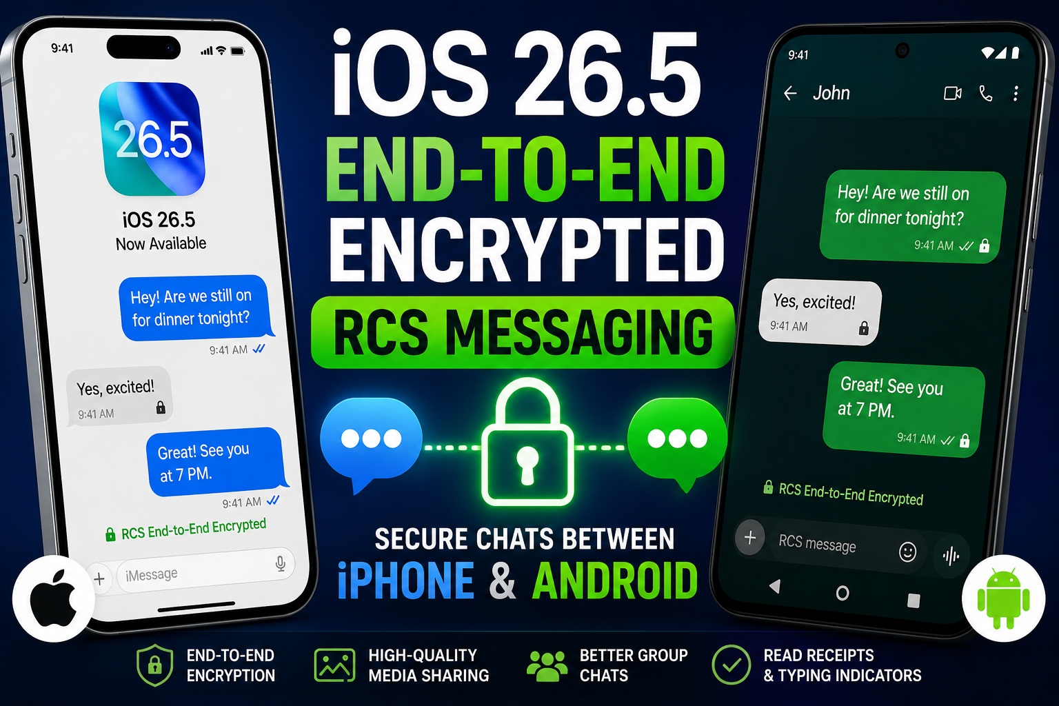iOS 26.5 End-to-End Encrypted RCS Messaging Explained for iPhone and ...